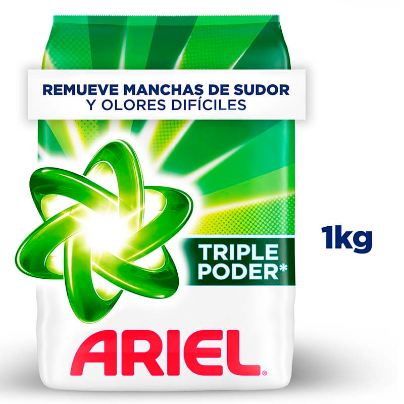 Detergente en Polvo Ariel Regular x 1 kg - Supermercado Megatiendas