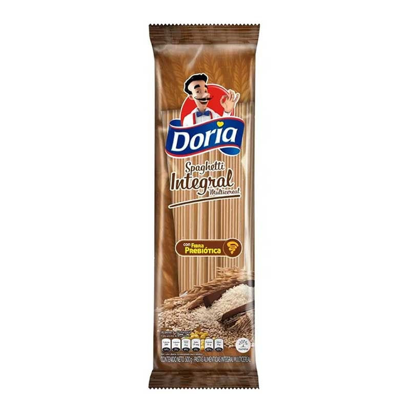 Pasta Spaguetti Doria Integral Multicereal x 500 g - Supermercado ...