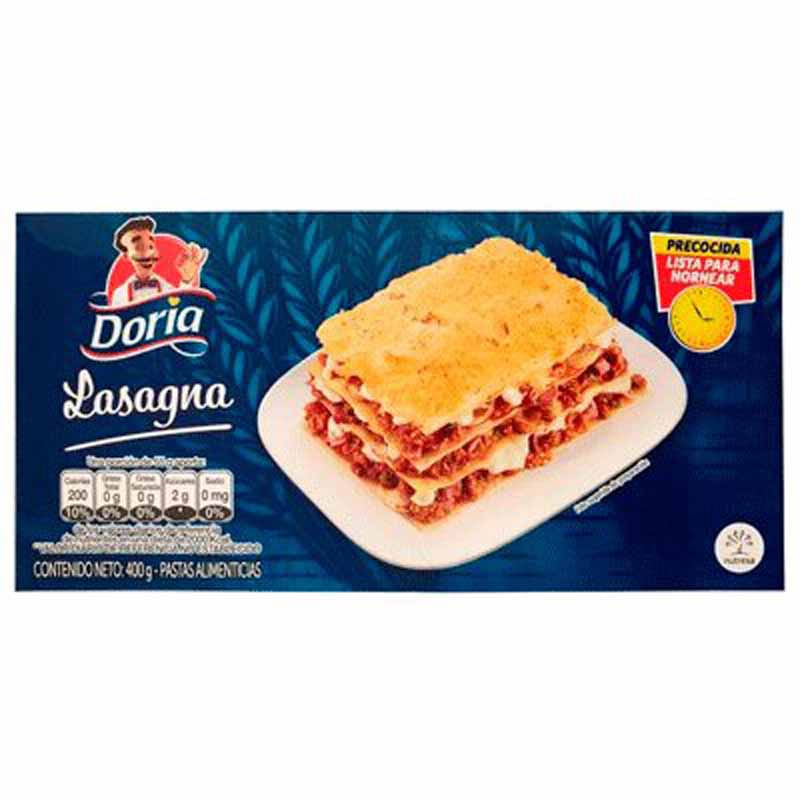 Pasta Lasagna Doria Precocida x 400 g - Supermercado Megatiendas