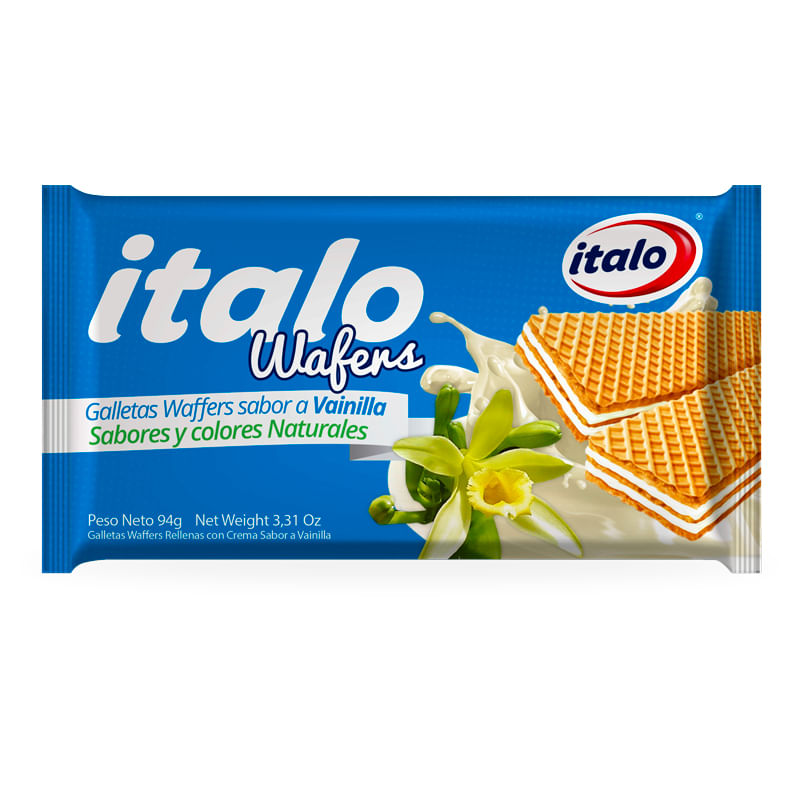 Galletas Wafer Italo Vainilla x 94 g - Megatiendas