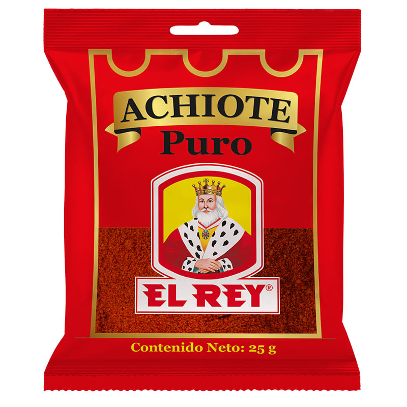 Condimento Achiote Puro El Rey x 25 g - Supermercado Megatiendas