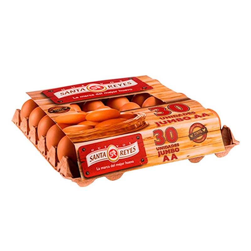 Huevos Santa Reyes Tipo AA Rojos x 30 unds - Supermercado Megatiendas