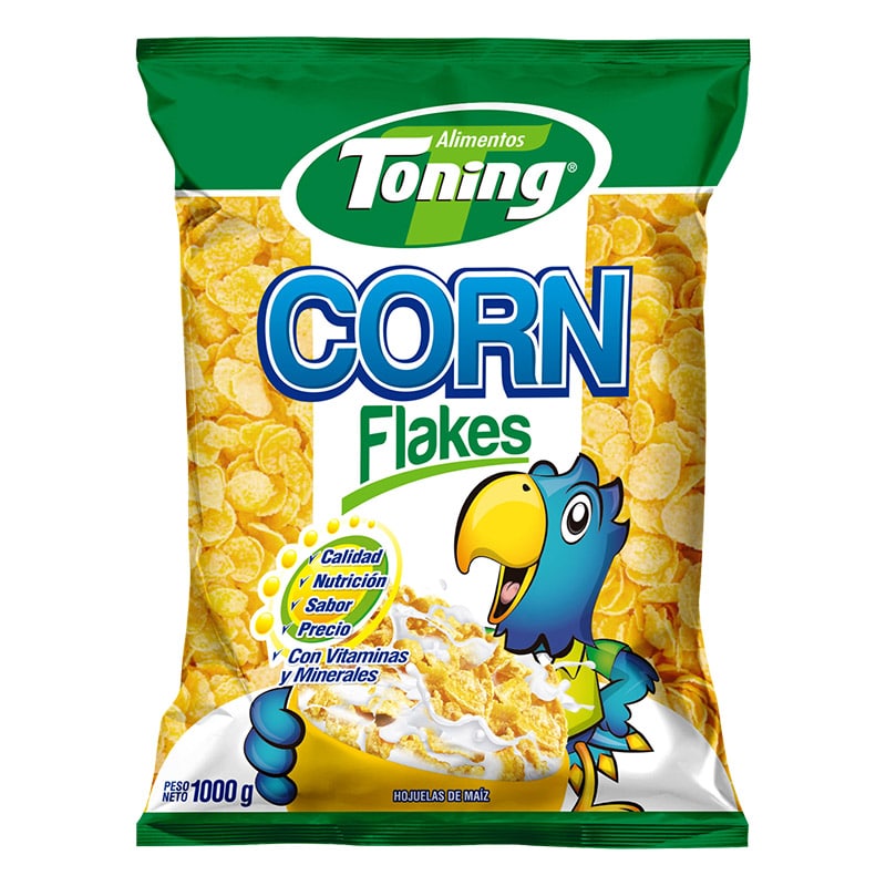 Cereal Toning Corn Flakes x 1000 g - Supermercado Megatiendas