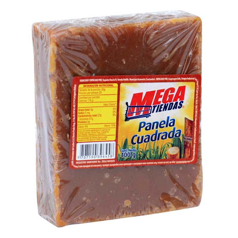Panela Megatiendas Cuadrada x 400 g - Supermercado Megatiendas