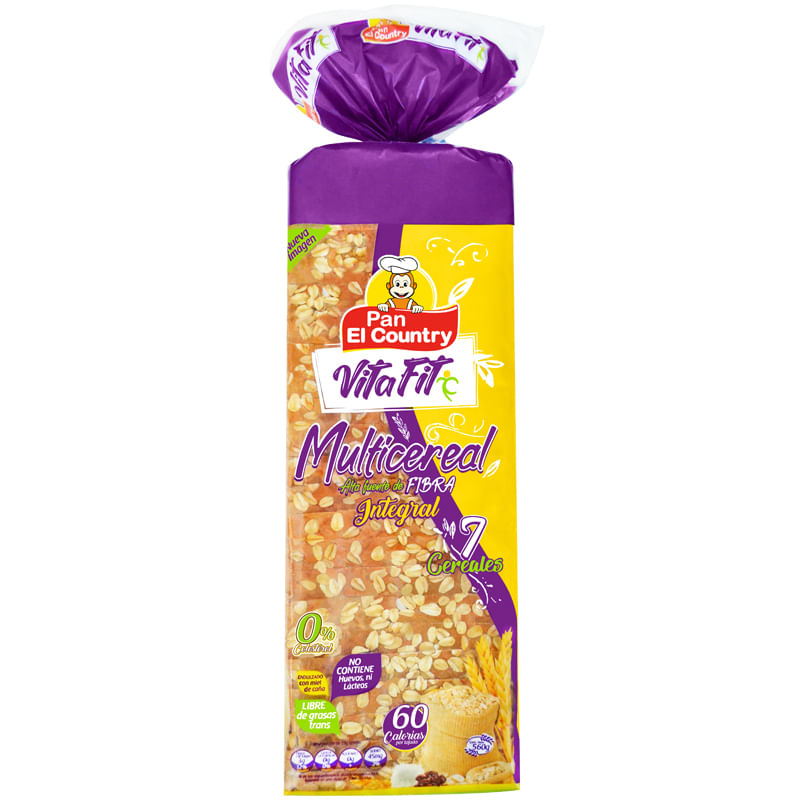 Pan Tajado Pan Country Multicereal x 560 g - Supermercado Megatiendas