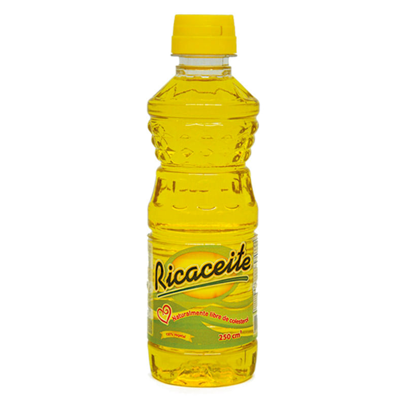 Aceite Oleína Ricaceite x 250 cm3 - Supermercado Megatiendas