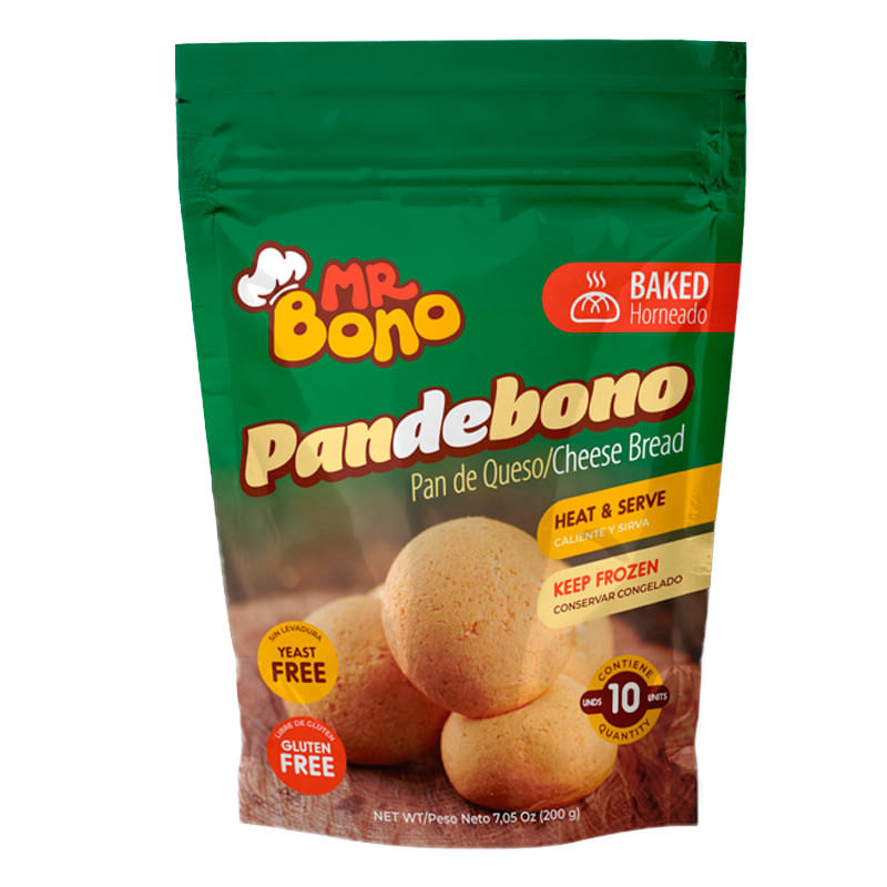 Pan de Bono Mr Bono Pre Horneado x 200 g - Supermercado Megatiendas
