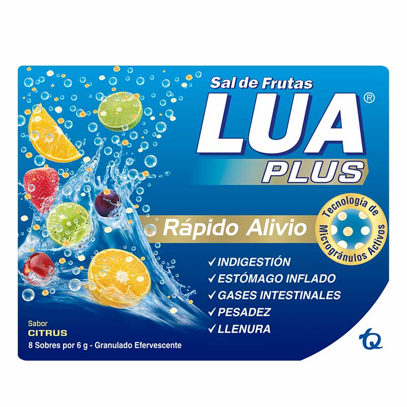 Analgésico Sal de Frutas LUA Plus x 6 unds - Megatiendas