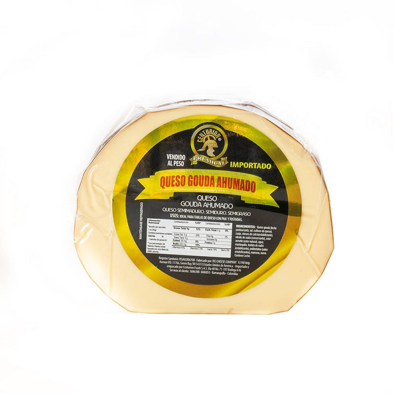 Queso Mini Centurion Gouda Ahumado x 200 g - Supermercado Megatiendas