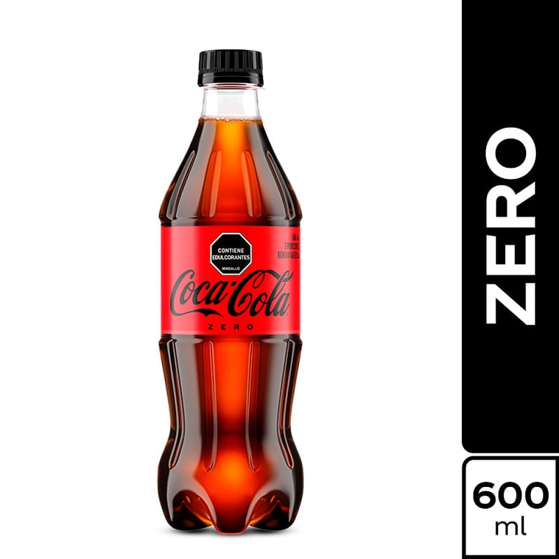 Gaseosa Coca Cola Zero x 600 ml - Supermercado Megatiendas Gaseosa Coca Cola Zero x 600 ml - Supermercado Megatiendas
