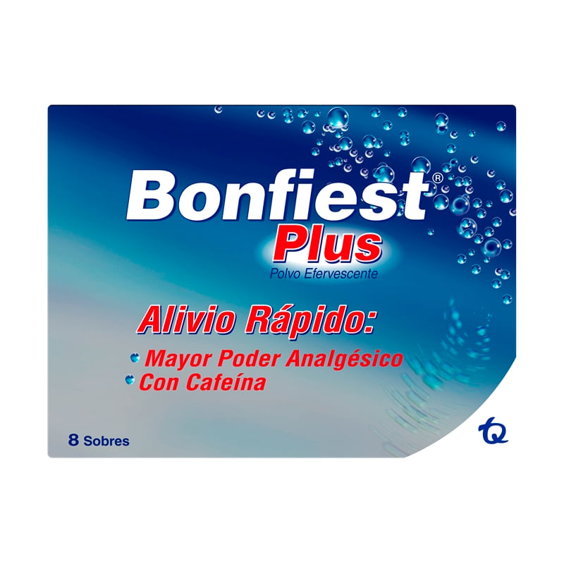 Analgesico Bonfiest Plus x 8 unds - Supermercado Megatiendas