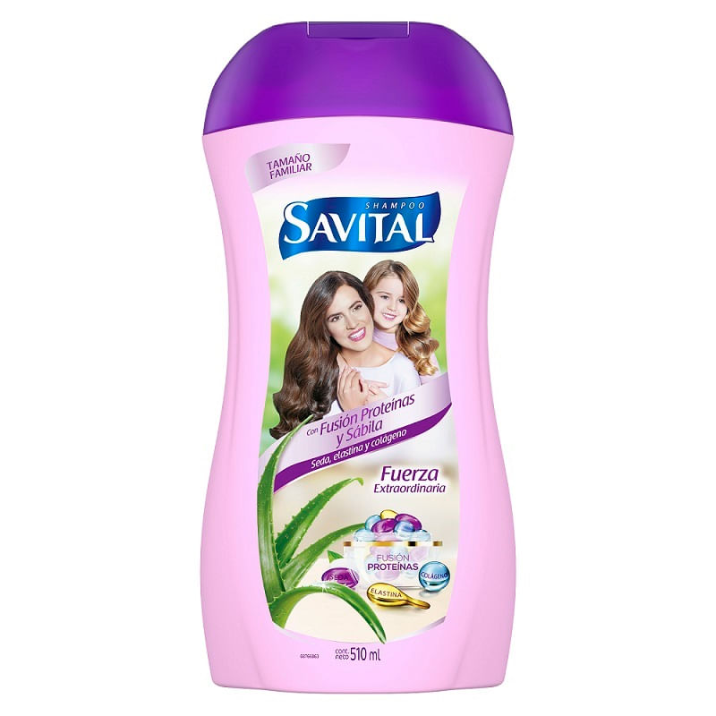 Shampoo Savital Fusión Proteínas x 510 ml - Supermercado Megatiendas