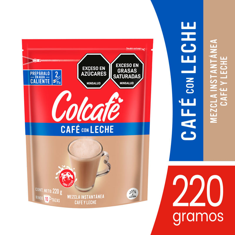 Café Colcafé con Leche x 220 g - Supermercado Megatiendas