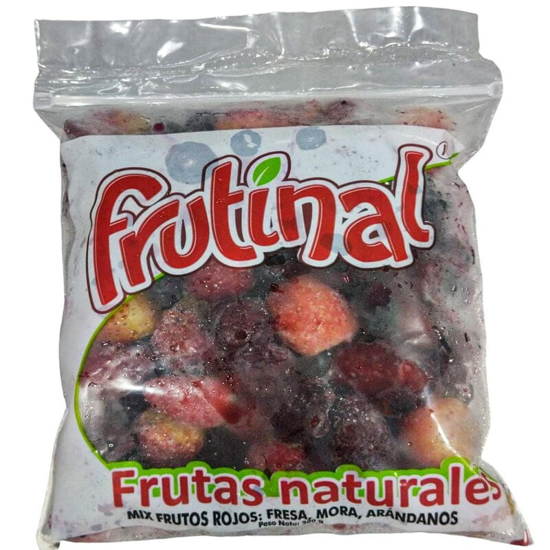 Frutas Mix Frutos Rojos Frutinal x 500 g - Supermercado Megatiendas