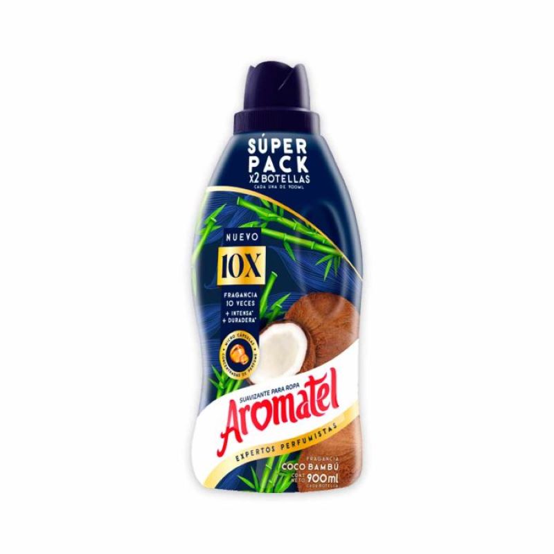 Suavizante Aromatel Coco Bambu 2 unds x 900 ml c/u - Megatiendas
