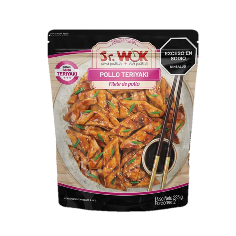 Pollo Sr Wok Teriyaki x 225 g - Supermercado Megatiendas