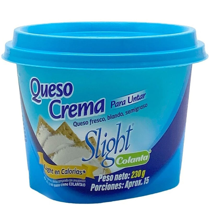 Queso Crema Colanta Slight x 230 g - Supermercado Megatiendas