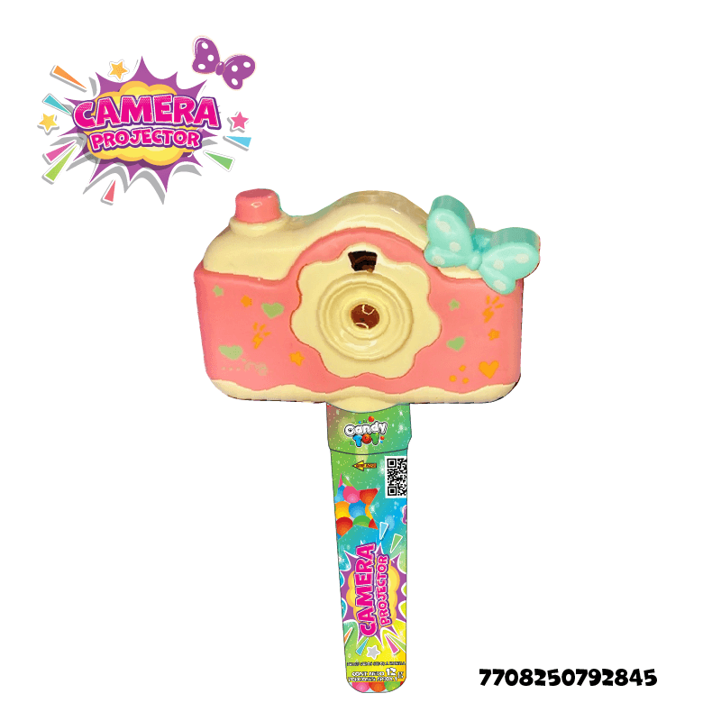 Dulce Candy Toy Camera Projector x 12 g - Supermercado Megatiendas