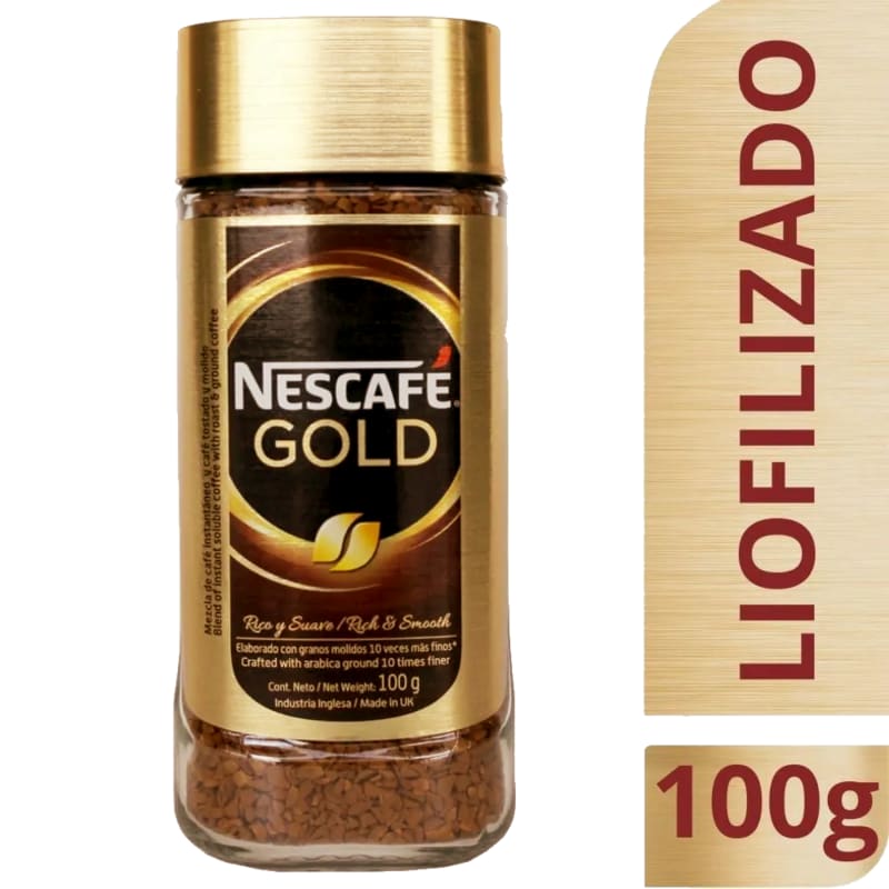 Café NesCafé Gold x 100 g - Supermercado Megatiendas