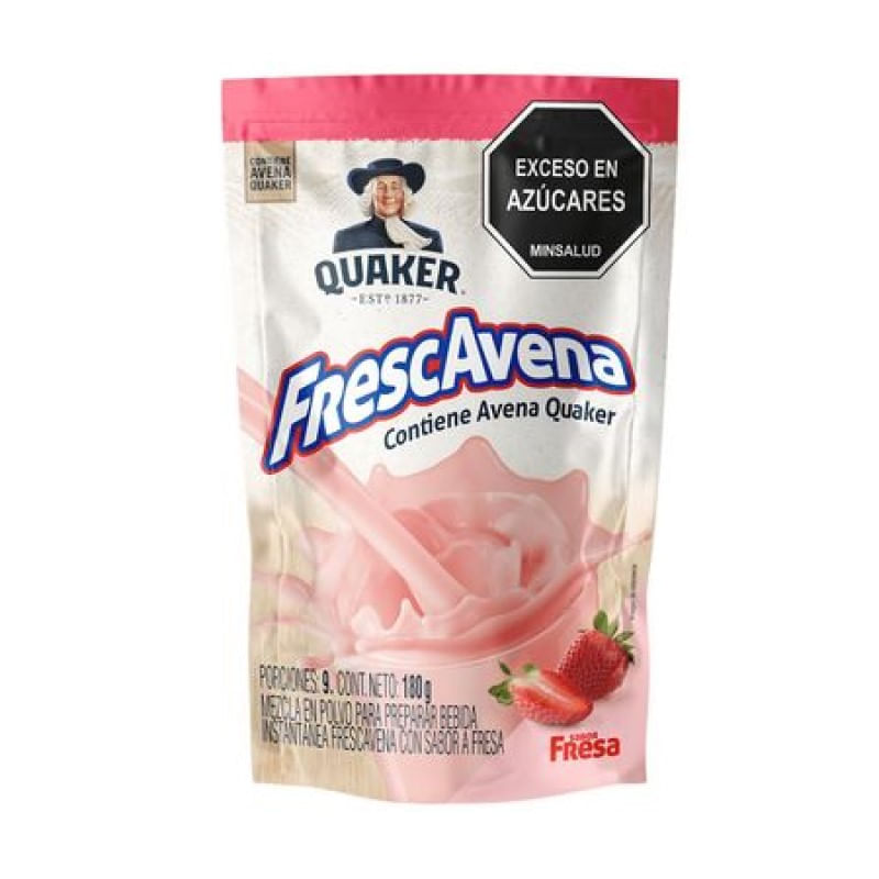 Frescavena Quaker Sabor a Fresa x 180g - Supermercado Megatiendas