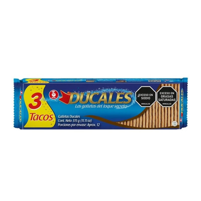 Galletas Dulces Ducales 3 Tacos x 315 g - Supermercado Megatiendas