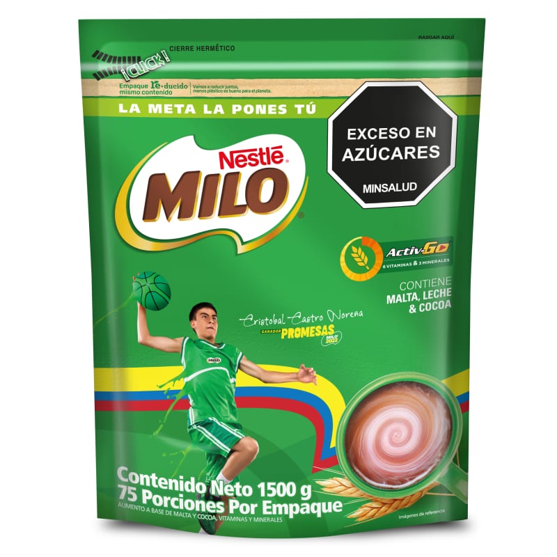 Milo Actigen Econopack x 1500 g - Supermercado Megatiendas