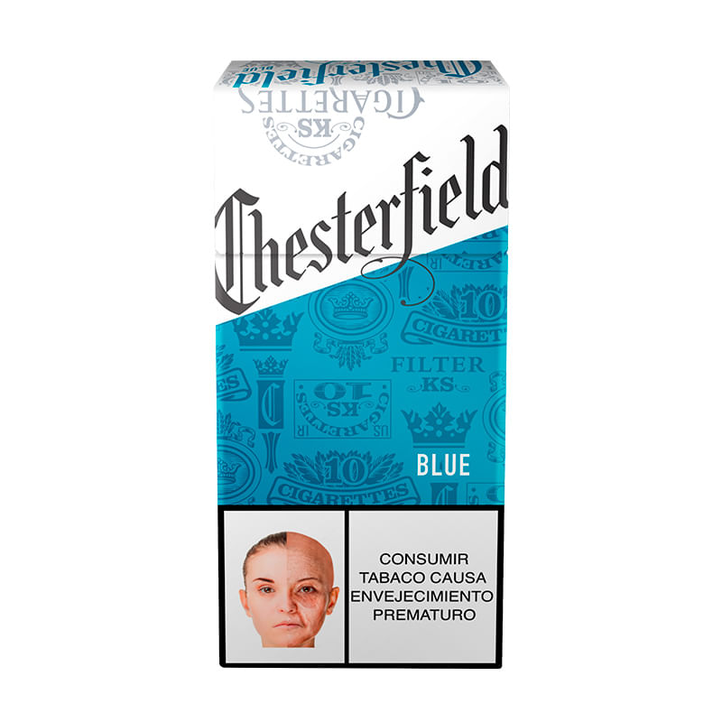 Cigarrillo Chesterfield Blue Box x 10 und - Supermercado Megatiendas