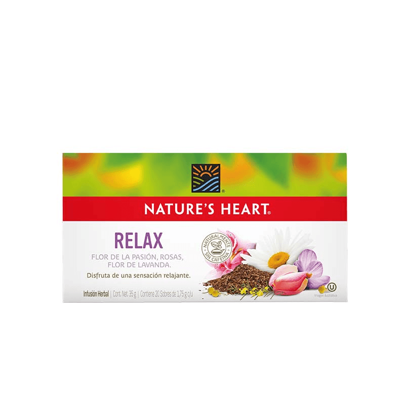Infusión Natures Heart Relax x 35 g - Megatiendas