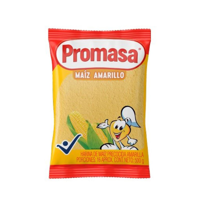 Harina Promasa Amarilla x 500 g - Supermercado Megatiendas