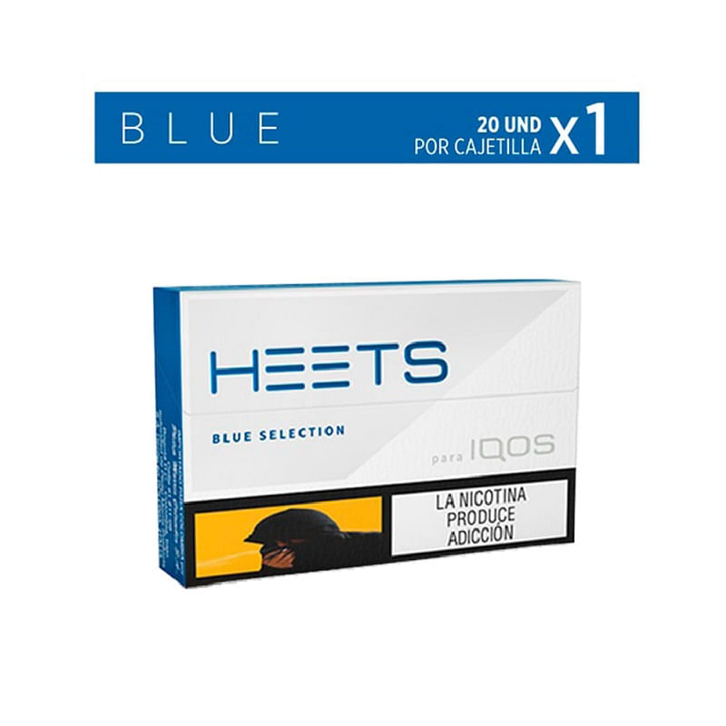 Cigarrillo Heets Blue x 20 und - Supermercado Megatiendas