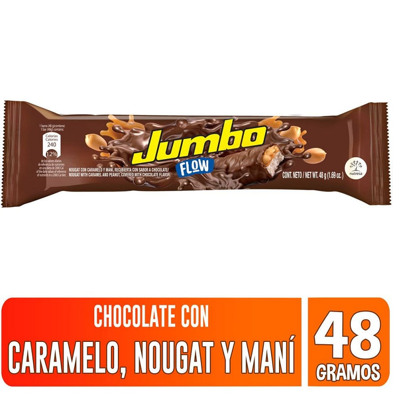Chocolate Jumbo Flow Coco x 48 g - Supermercado Megatiendas