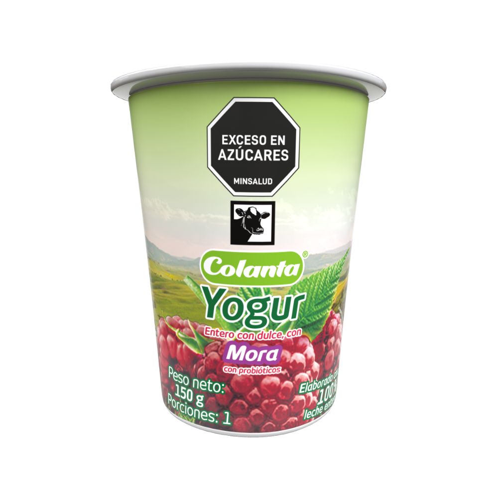 Yogurt de Mora Colanta x 150 g - Supermercado Megatiendas