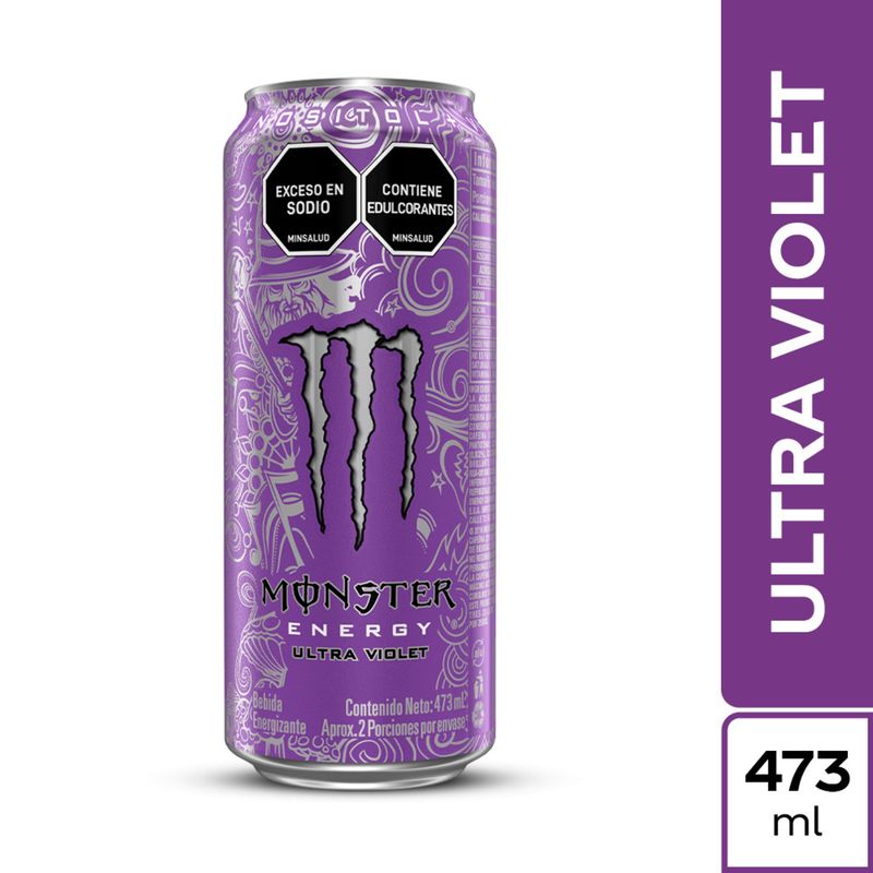Bebida Energizante Monster Violet x 473 ml - Supermercado Megatiendas