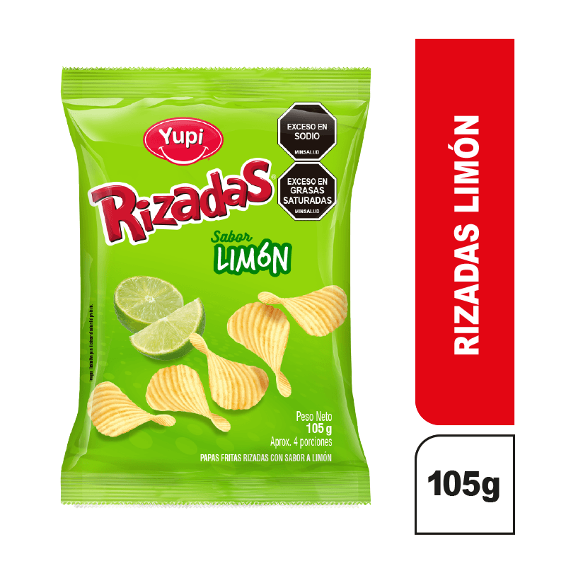 Papas Rizadas Limón x 105 gr - Supermercado Megatiendas