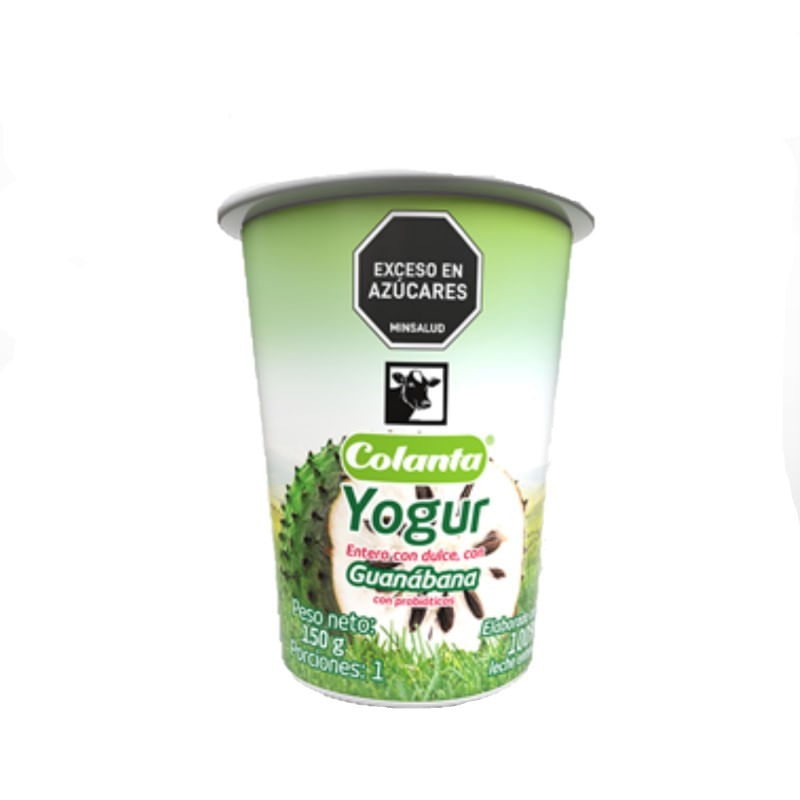 Yogur De Guanábana Colanta x 150 g - Supermercado Megatiendas