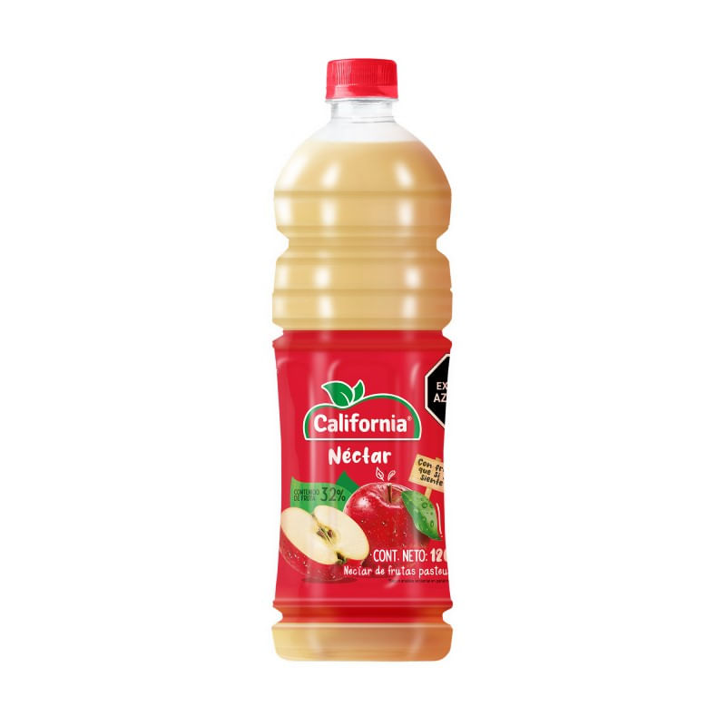 Jugo Néctar California Manzana x 1200 ml - Supermercado Megatiendas