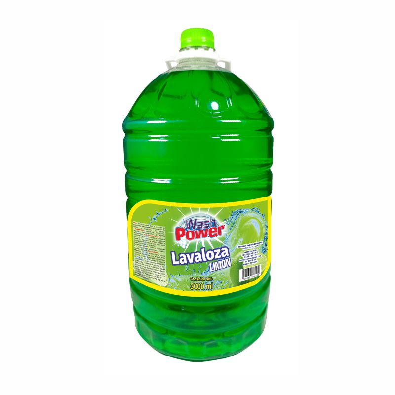 Lava Loza Líquido Washpower x 3000 ml - Supermercado Megatiendas