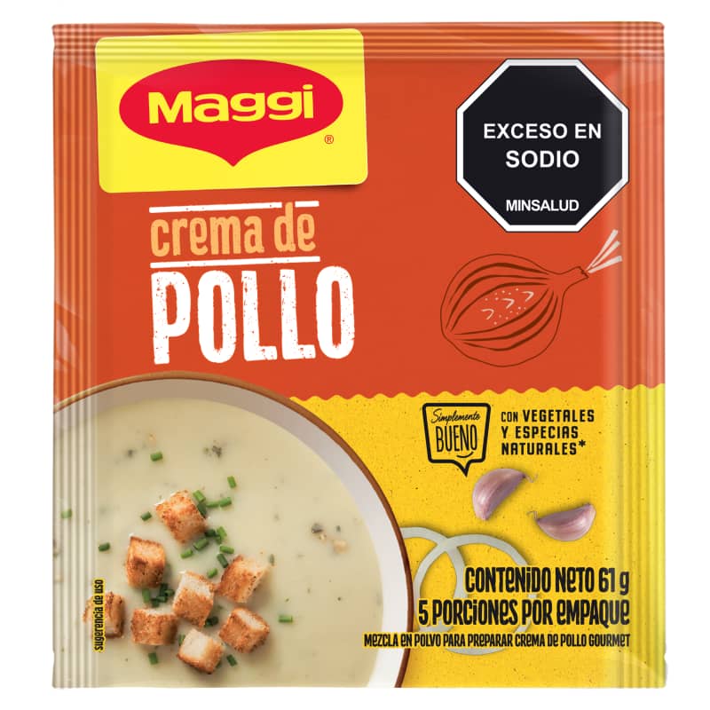 Crema Maggi Pollo x 61 g - Supermercado Megatiendas