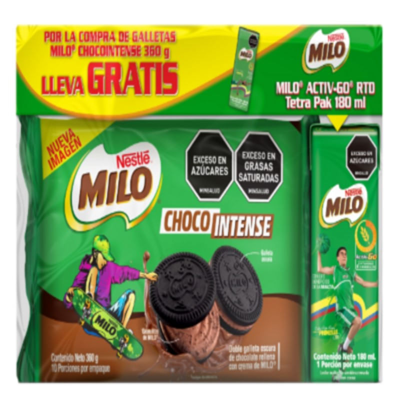 Gall Milo Choco Intense x 360 g - Supermercado Megatiendas