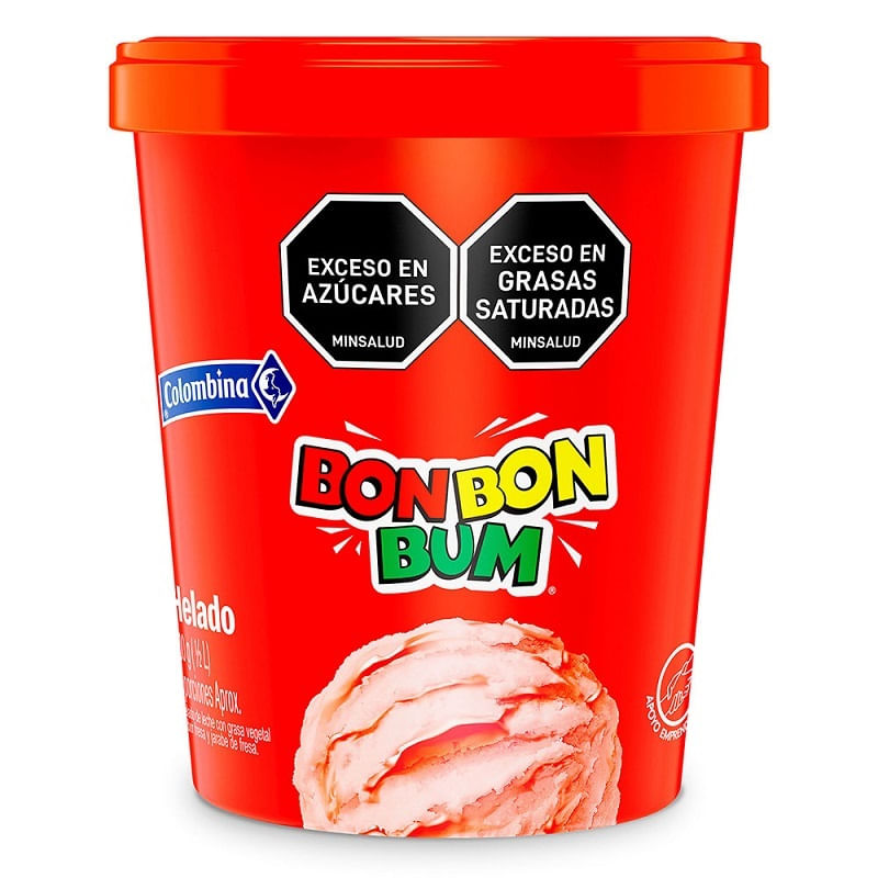 Helado Colombina Bon Bon Bum Fresa x 300 g - Supermercado Megatiendas