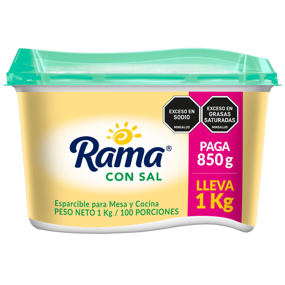 Margarina Rama Con Sal x 1000 g Pague 850 Lleve 1000 g - Supermercado ...