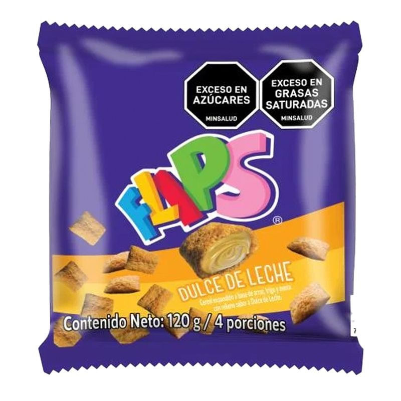 Cereal Flips Dulce de Leche x 120 g - Supermercado Megatiendas