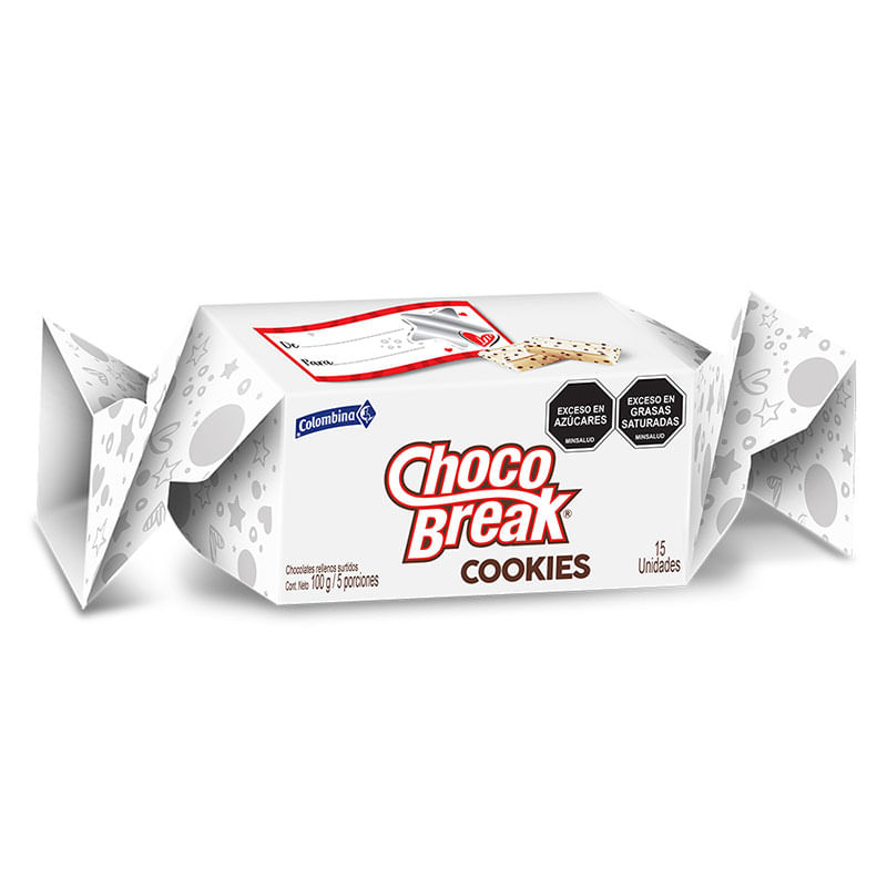 Chocolate Choco Break Cookies x 100 g - Supermercado Megatiendas