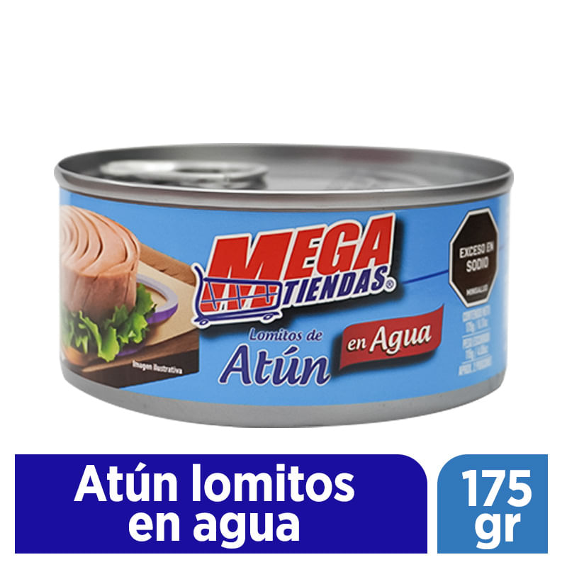 Atún Megatiendas Lomitos en Agua x 175 g - Supermercado Megatiendas