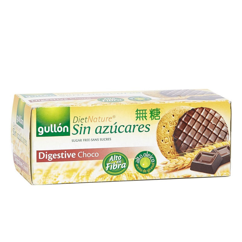 Galletas Integrales Gullón Chocolate Digestive x 270 g - Supermercado ...