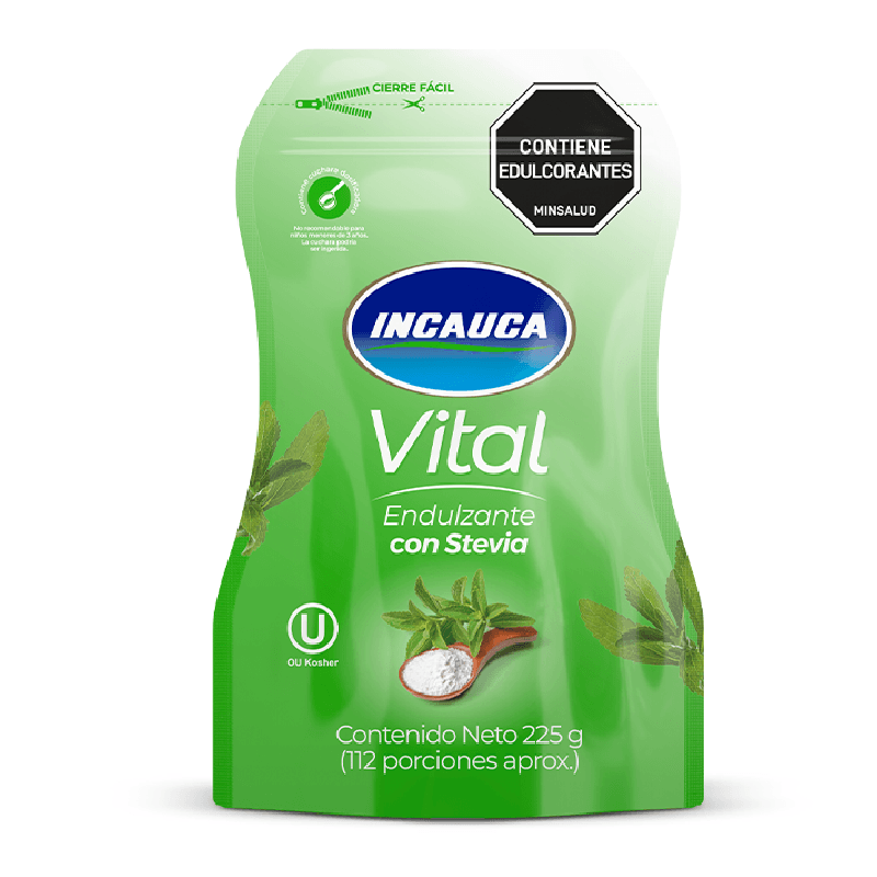 Azúcar Incauca Vital con Stevia x 225 g - Supermercado Megatiendas