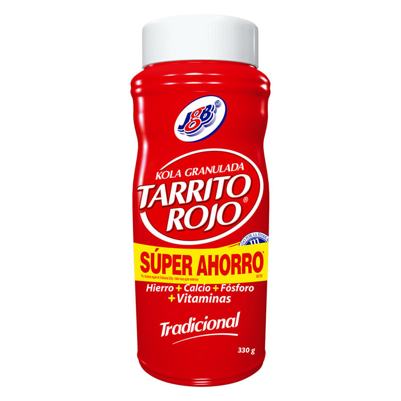 Tarrito Rojo Tradicional Super Ahorro x 330 g - Supermercado Megatiendas