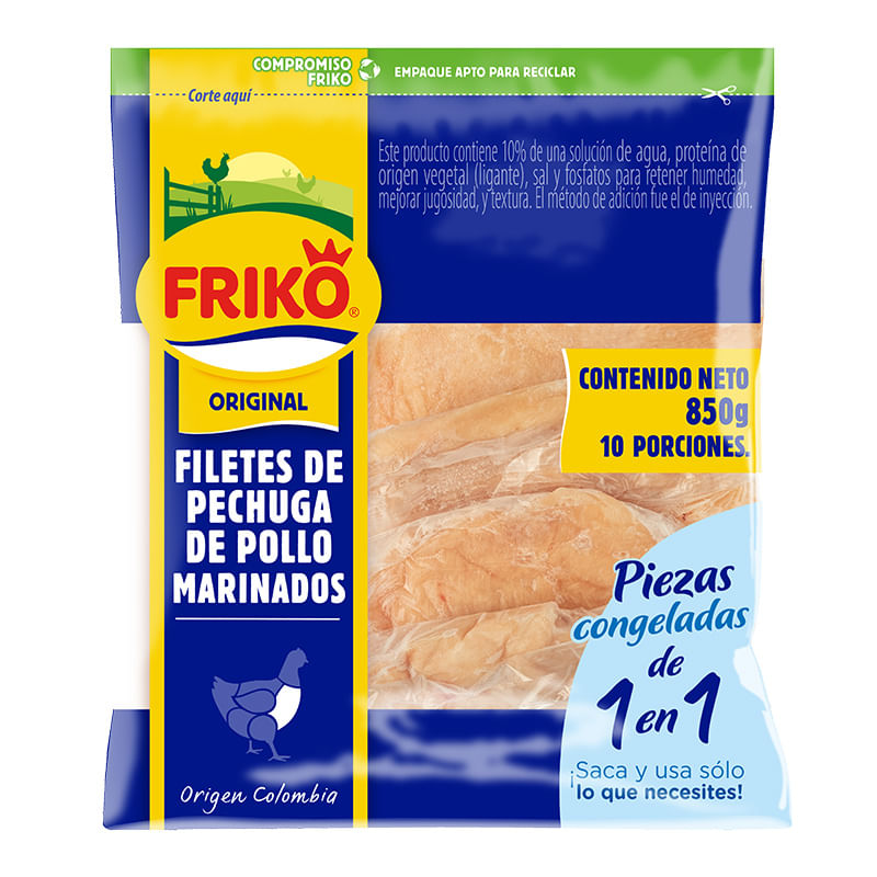 Filete de Pechuga Friko Marinados x 850 g - Supermercado Megatiendas