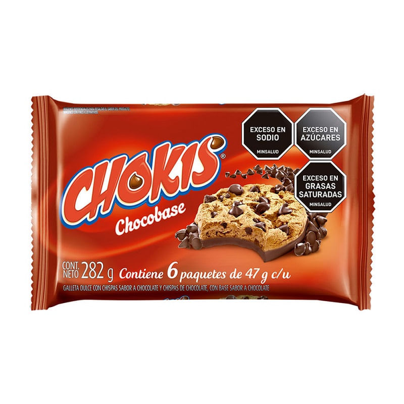 Galletas Chokis Chocobase 6 und x 47 g c/u - Supermercado Megatiendas