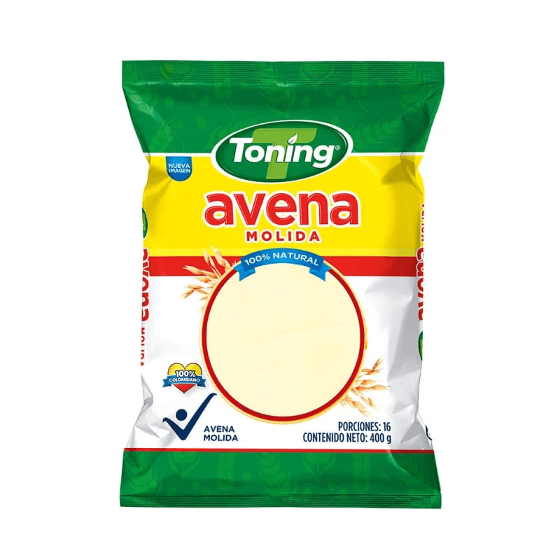 Avena Molida Toning Precocida x 400 g - Supermercado Megatiendas